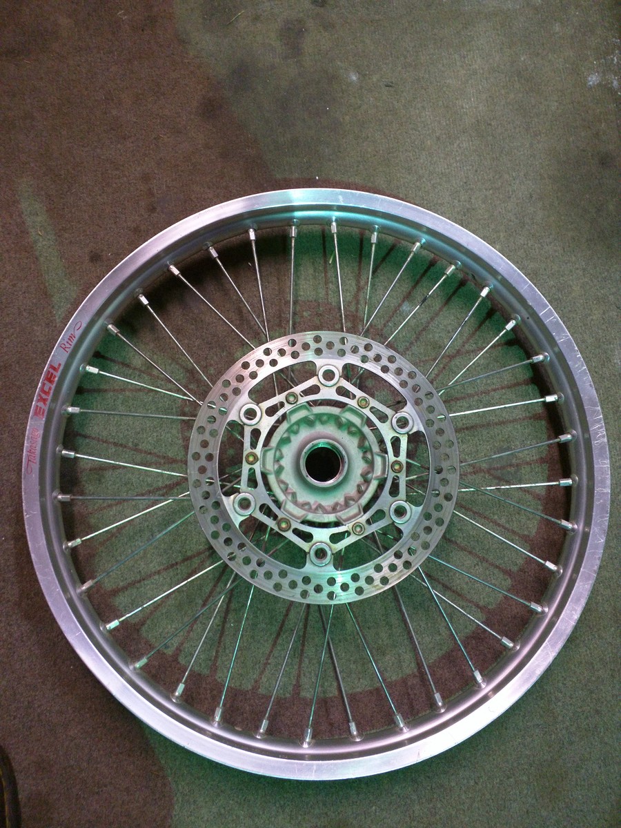 YZ front wheel with oem rotor - For Sale/Bazaar - Motocross Forums ...