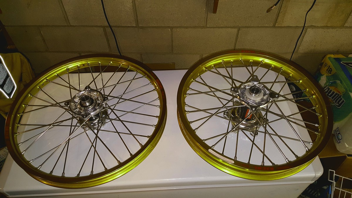 New Rmz 450 Factory Yellow Talon Carbon Wheel Set - For Sale/Bazaar ...