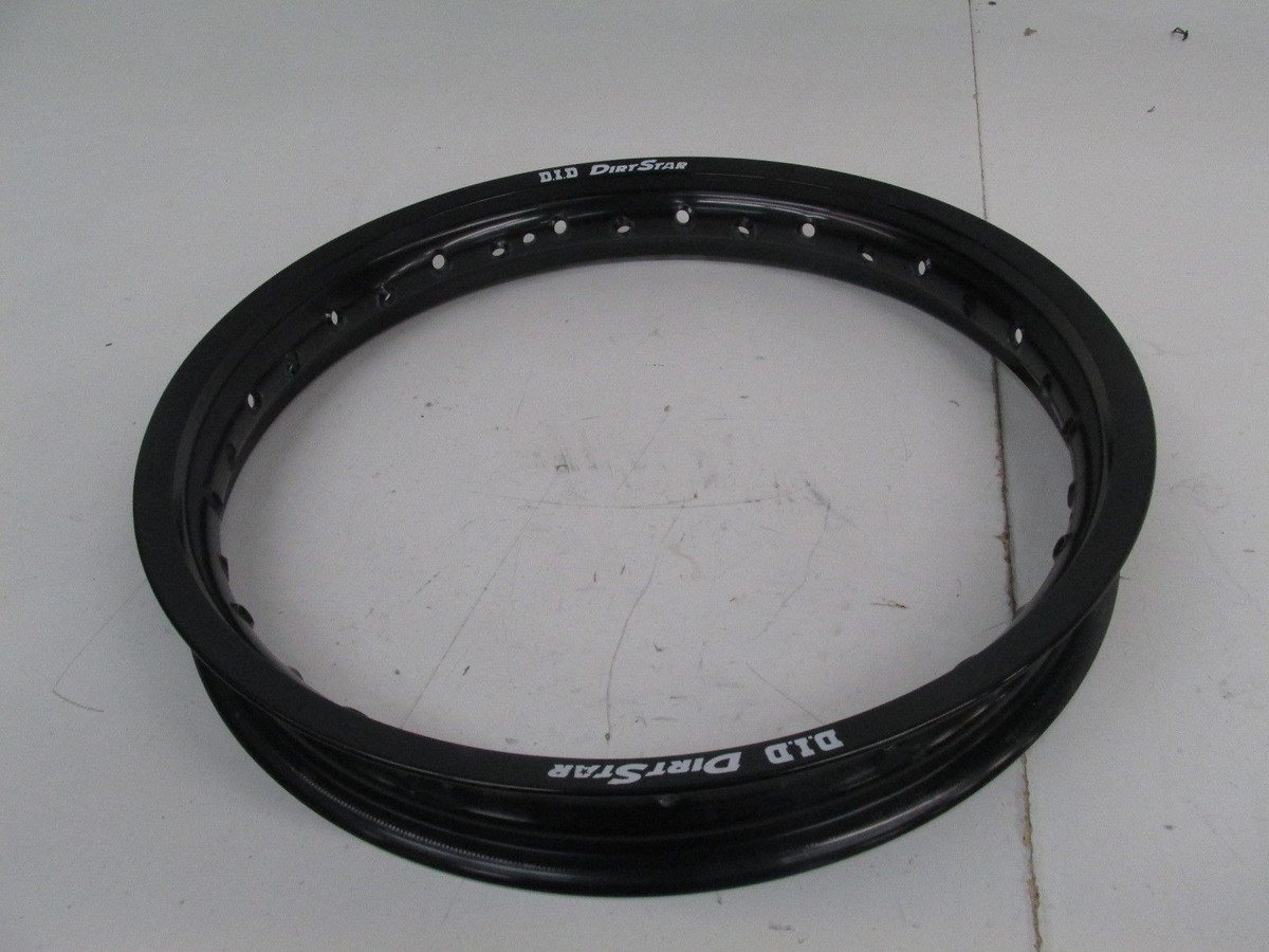 New 18x2.15 rear rim" DID Dirt Star Black Anodized 32 spoke wheel for ...