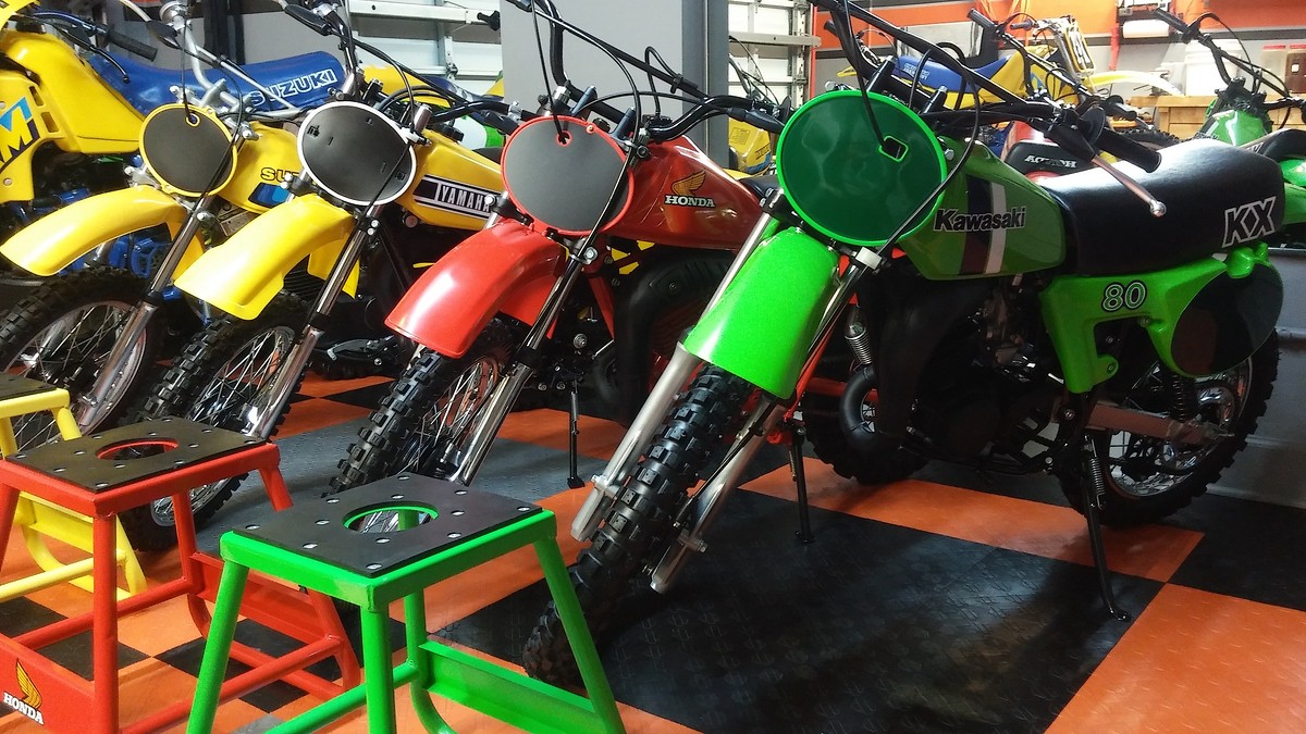 1980 Set of all japanese mini bikes restoration - Old School Moto ...