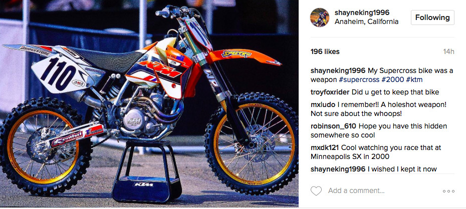 Shayne King 1996 photo(s) wanted - Moto-Related - Motocross Forums ...