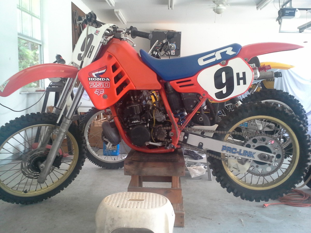 reliving my youth, help finding parts for 85 cr250 - Old School Moto ...