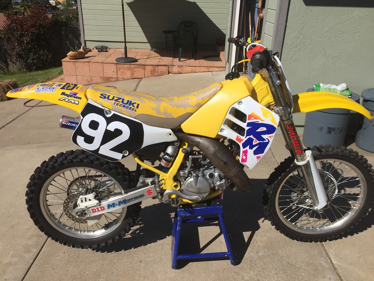 1989 Suzuki RM250 Suspension Options - Old School Moto - Motocross ...