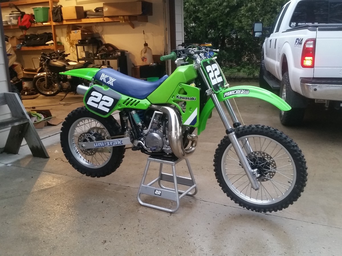 86 KX250 Just Completed... Will be at the gate this Sunday along with ...