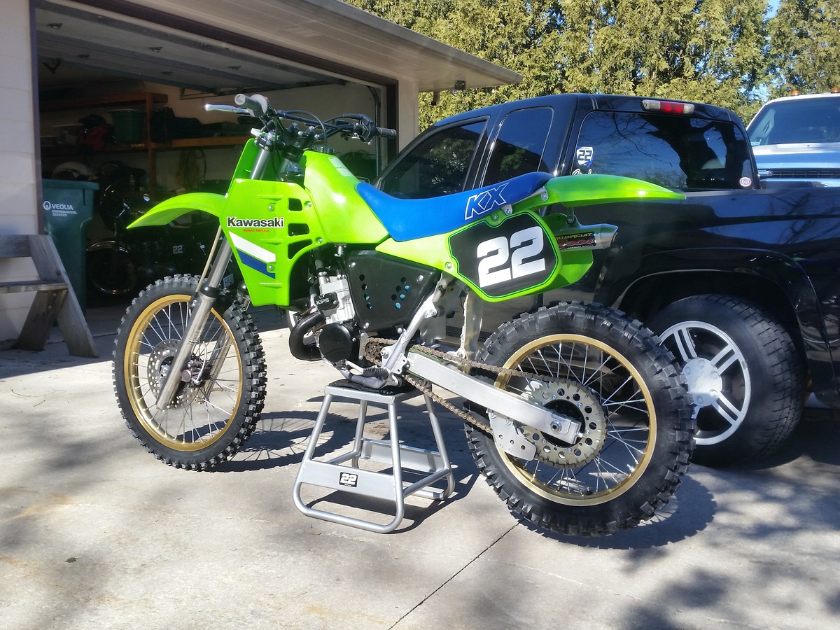 86 KX250 Just Completed... Will be at the gate this Sunday along with ...