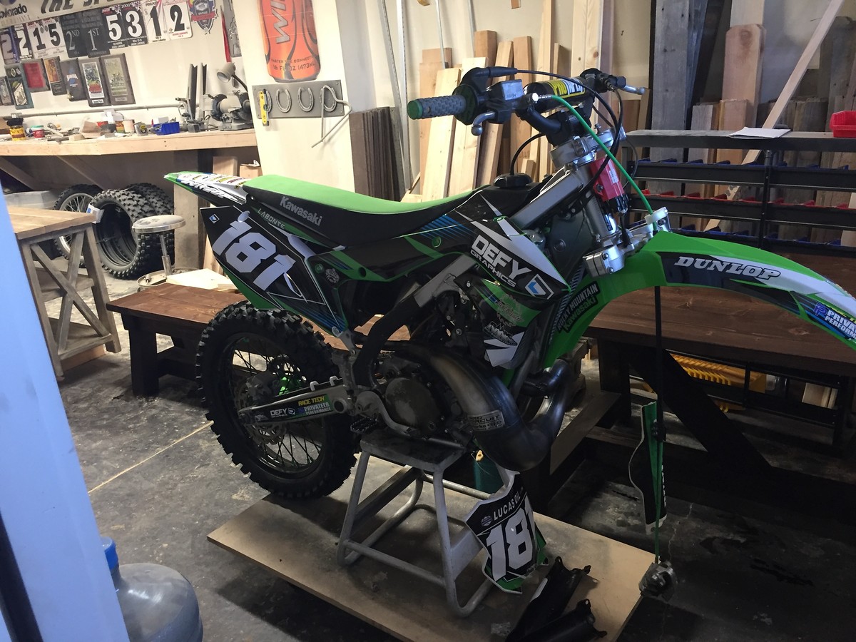 2014 Kx 250 Two Stroke Plastic Conversion - Moto-Related - Motocross ...