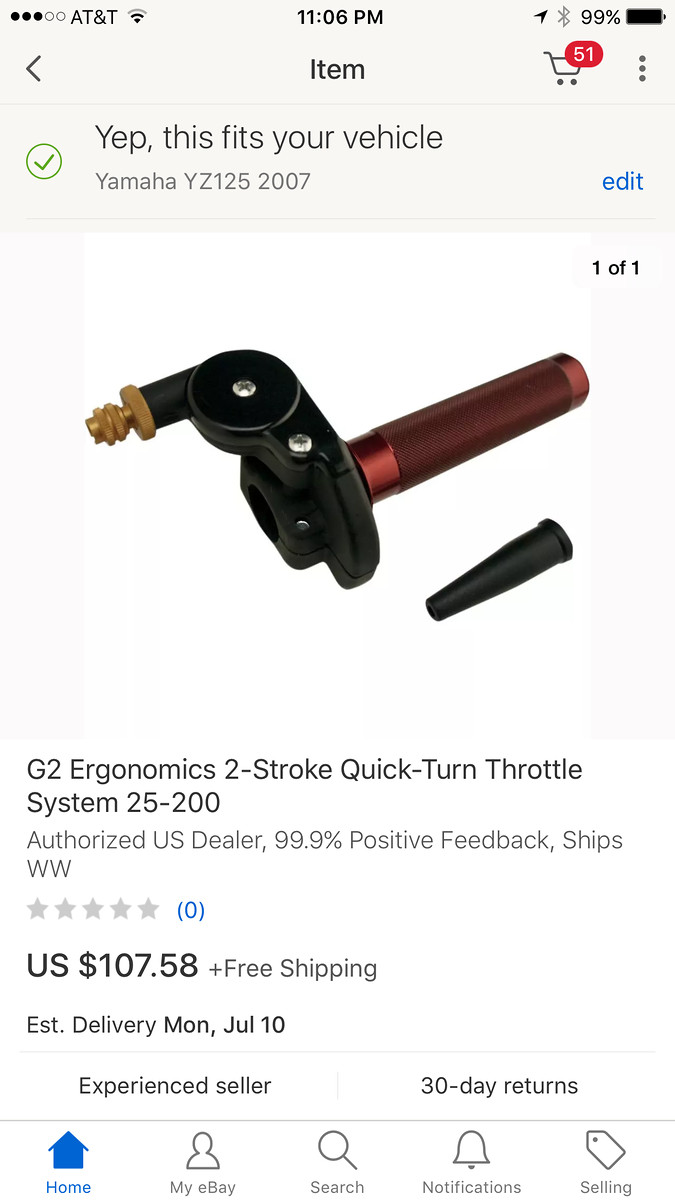 G2 ergo quick turn 2 stroke throttle for 125? - Moto-Related ...