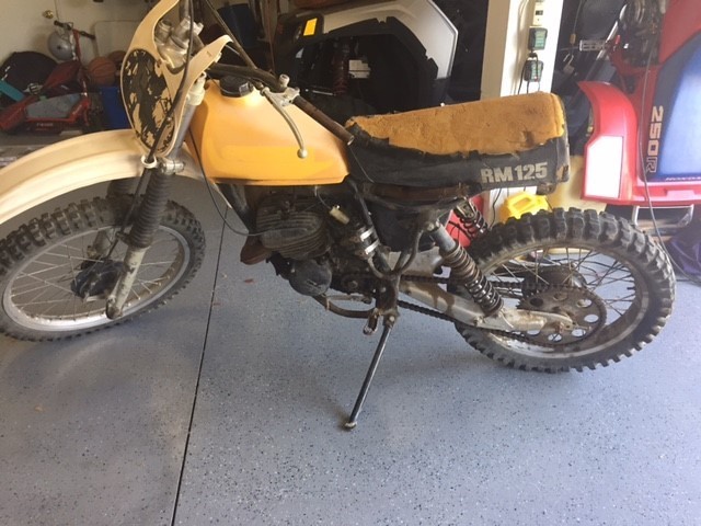 1978 RM125 Restoration - 4/2021 Update - Old School Moto - Motocross ...