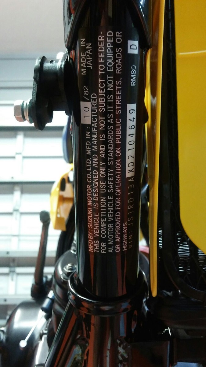 Suzuki RM80D 1983 Vintage Restoration - Old School Moto - Motocross Forums / Message Boards ...