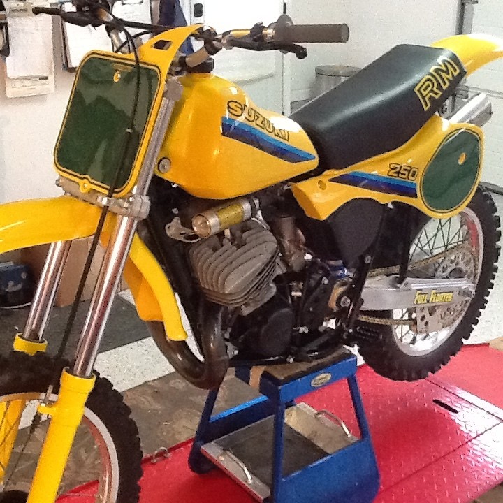 1981 rm 250 slow build thread...completed.. - Old School Moto ...
