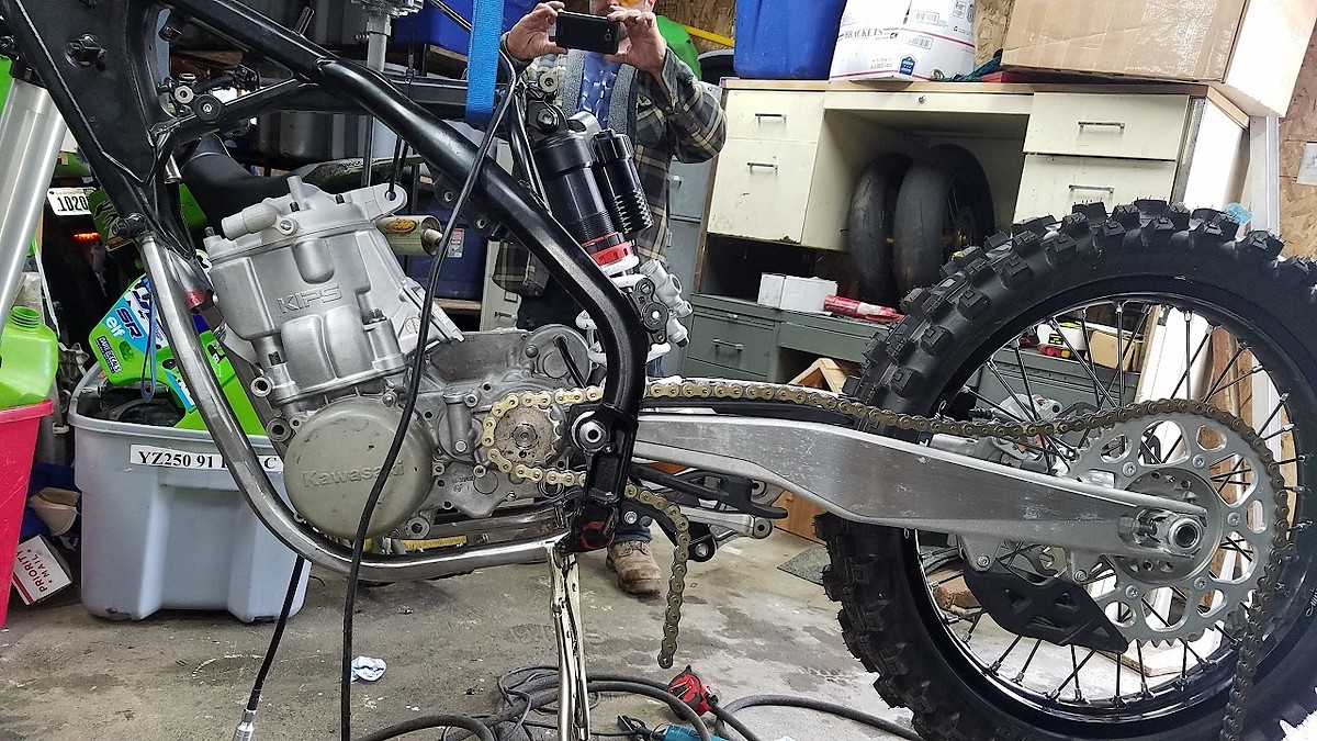 JUST ANOTHER 2016 KTM 250SXF CHASSIS KX500 ENGINE CONVERSION GONE MAD ...