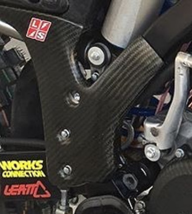 2002 Suzuki rm 125 carbon frame guards - For Sale/Bazaar - Motocross ...