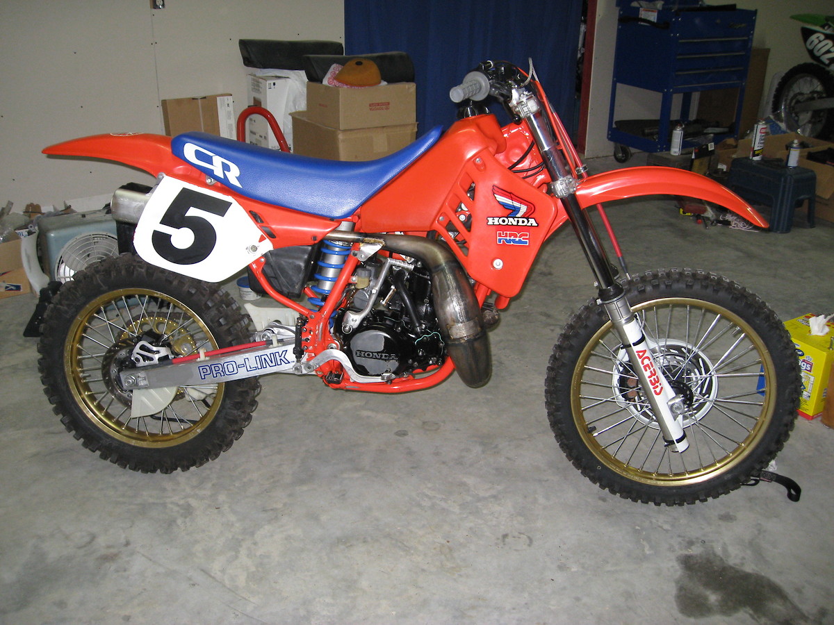 How rare is this.. 87 CR250R Answer Exhaust - Old School Moto ...