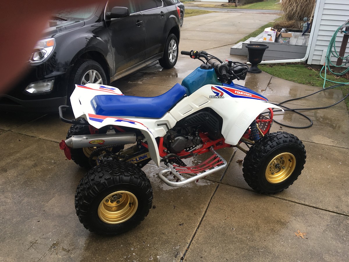 Lt500r quadzilla engine conversion into mx frame - Tech Help/Race Shop ...