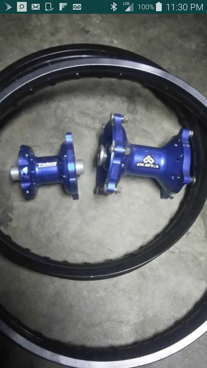 Blue talon hubs kx250f kx450f used $400 - For Sale/Bazaar - Motocross ...