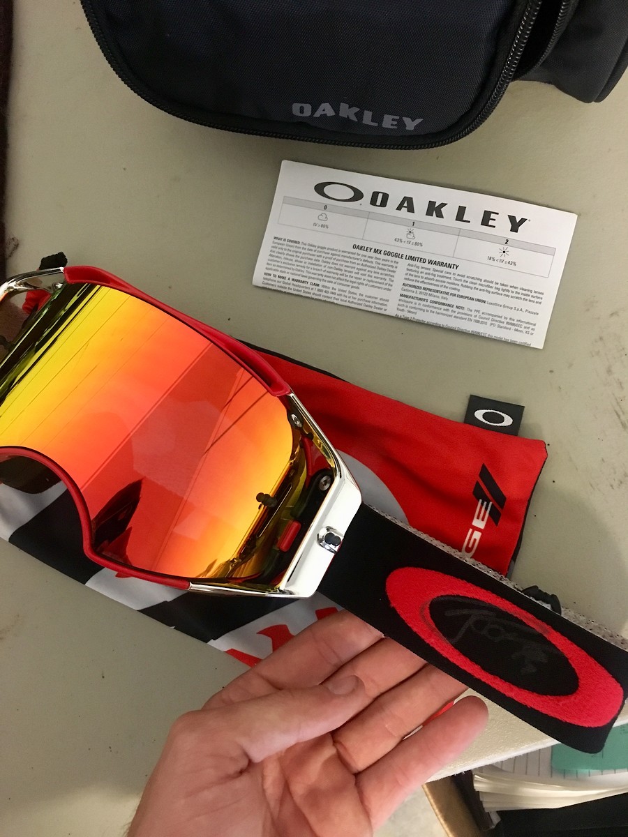 Ken Roczen signed SRT goggles - For Sale/Bazaar - Motocross Forums ...