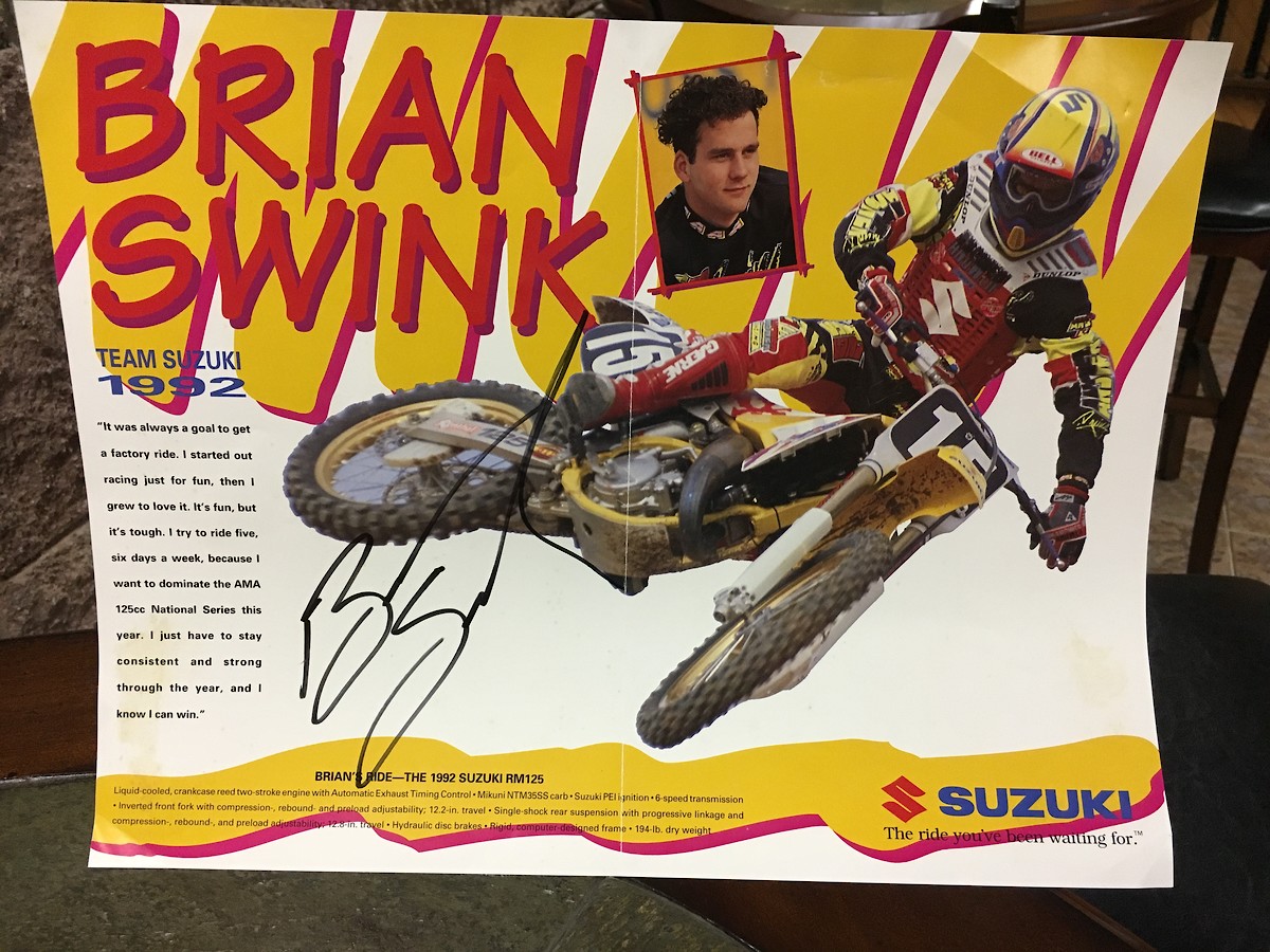 My favorite pics of the Swinkster Brian Swink - Moto-Related ...