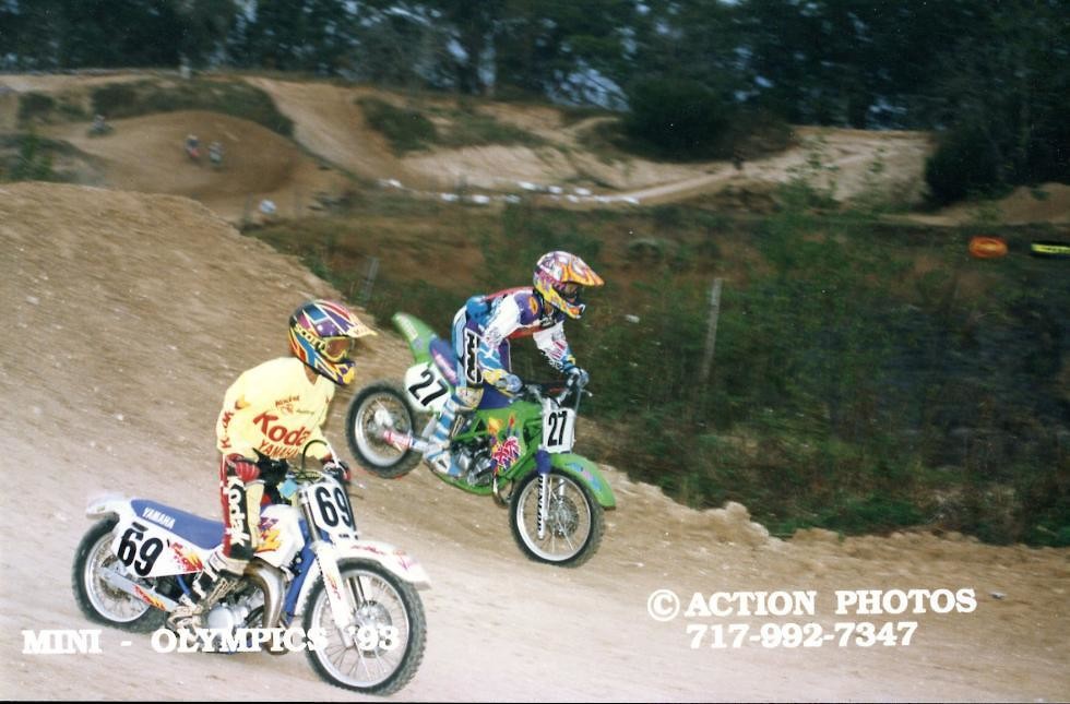 Ive found a good 10 min vid of travis/ricky racing the same race on 80s ...