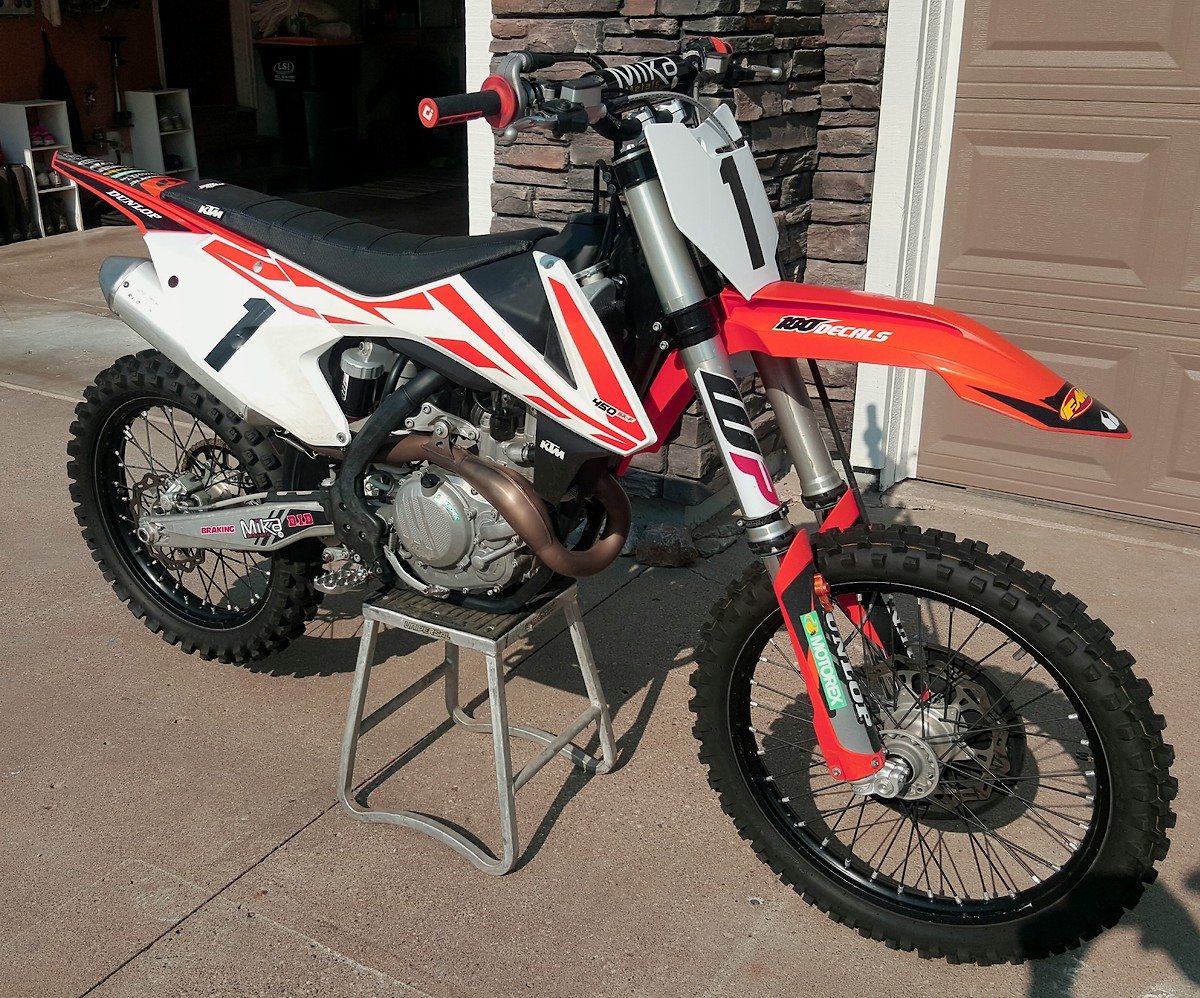 2017 KTM 450 SXF - 37 Hours - For Sale/Bazaar - Motocross Forums ...