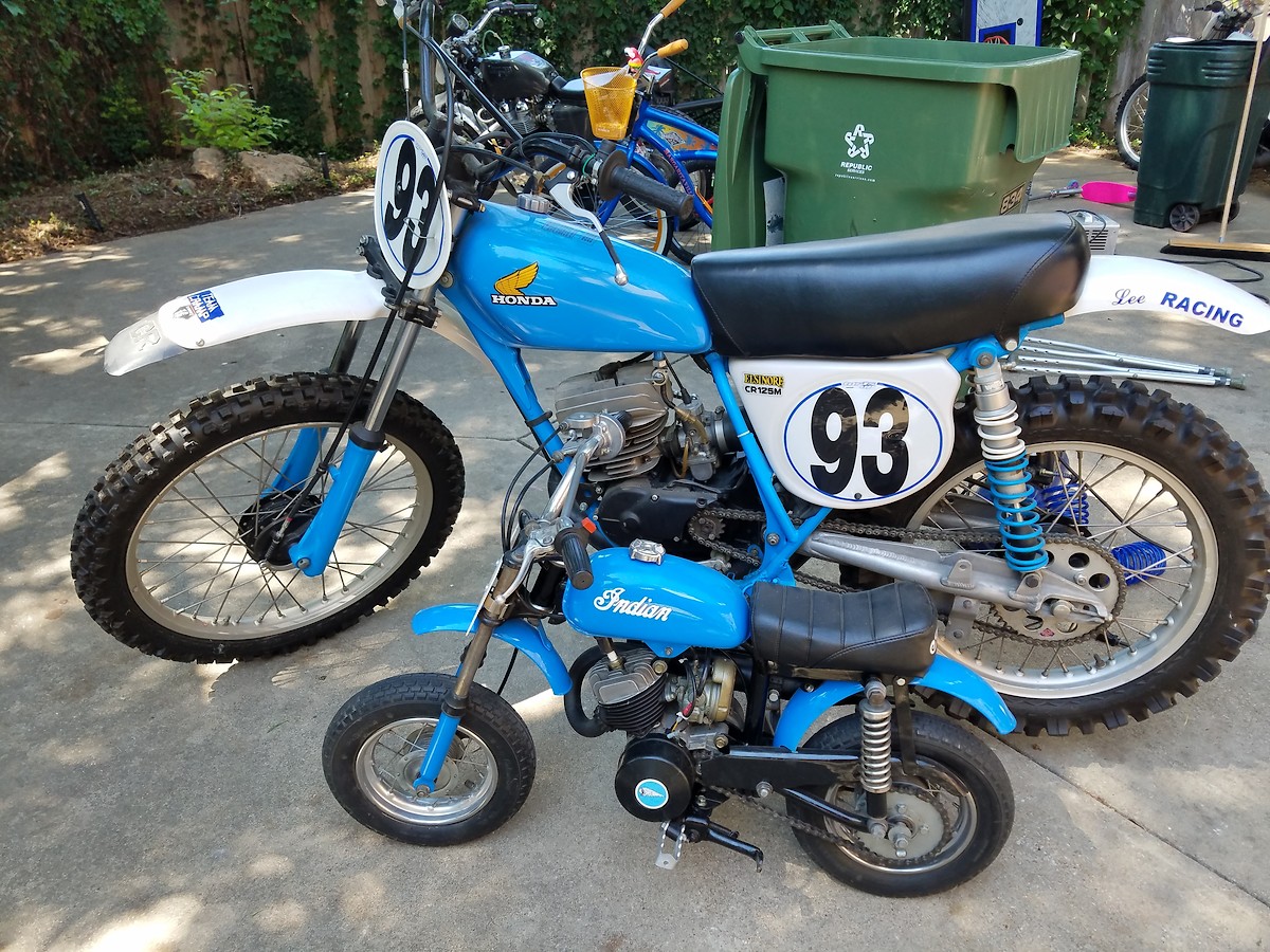 New project.. 1973 Indian MM5A 50cc - Old School Moto - Motocross ...