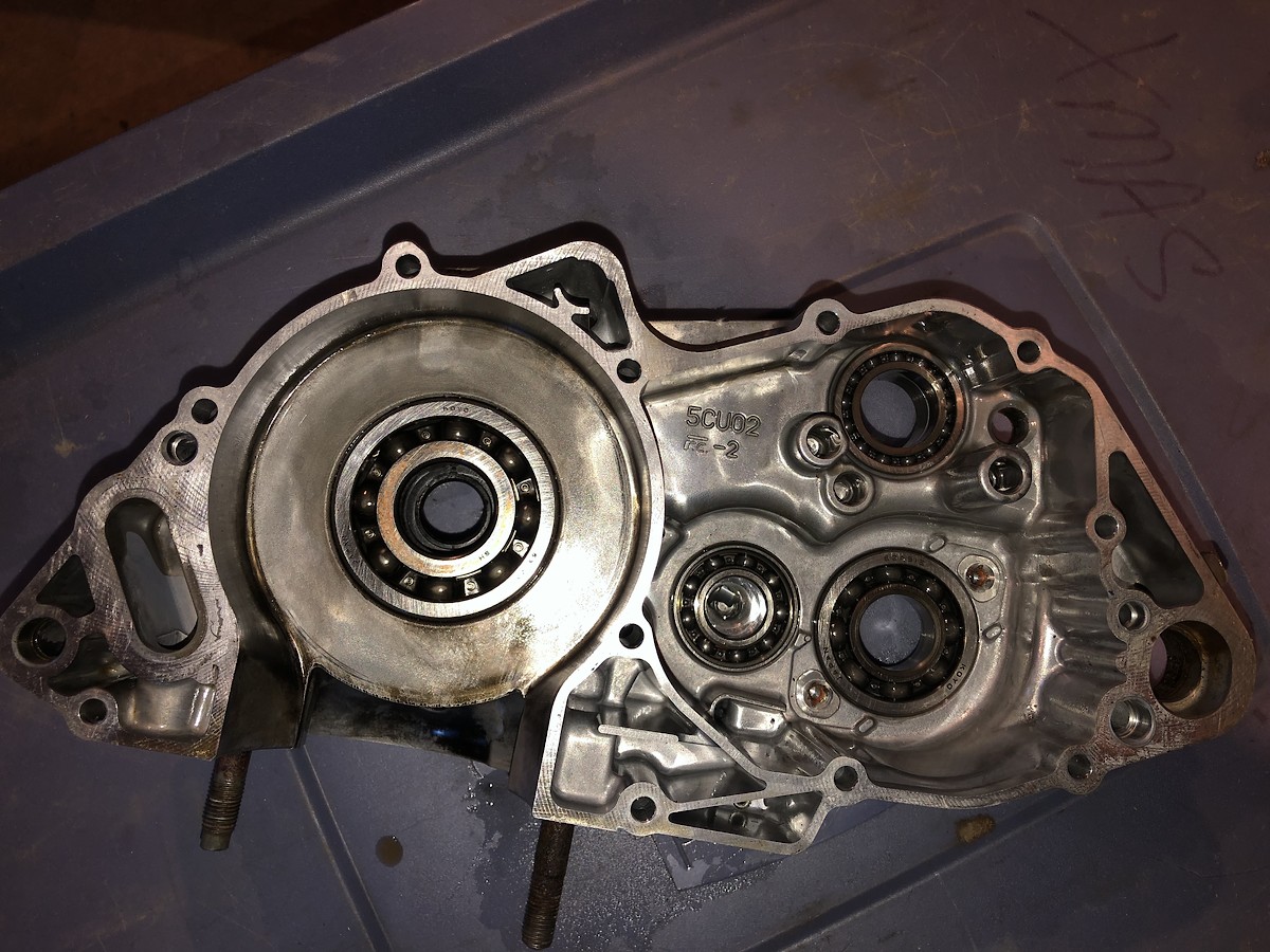 YZ250 oem crank and left engine case for sale. - For Sale/Bazaar ...