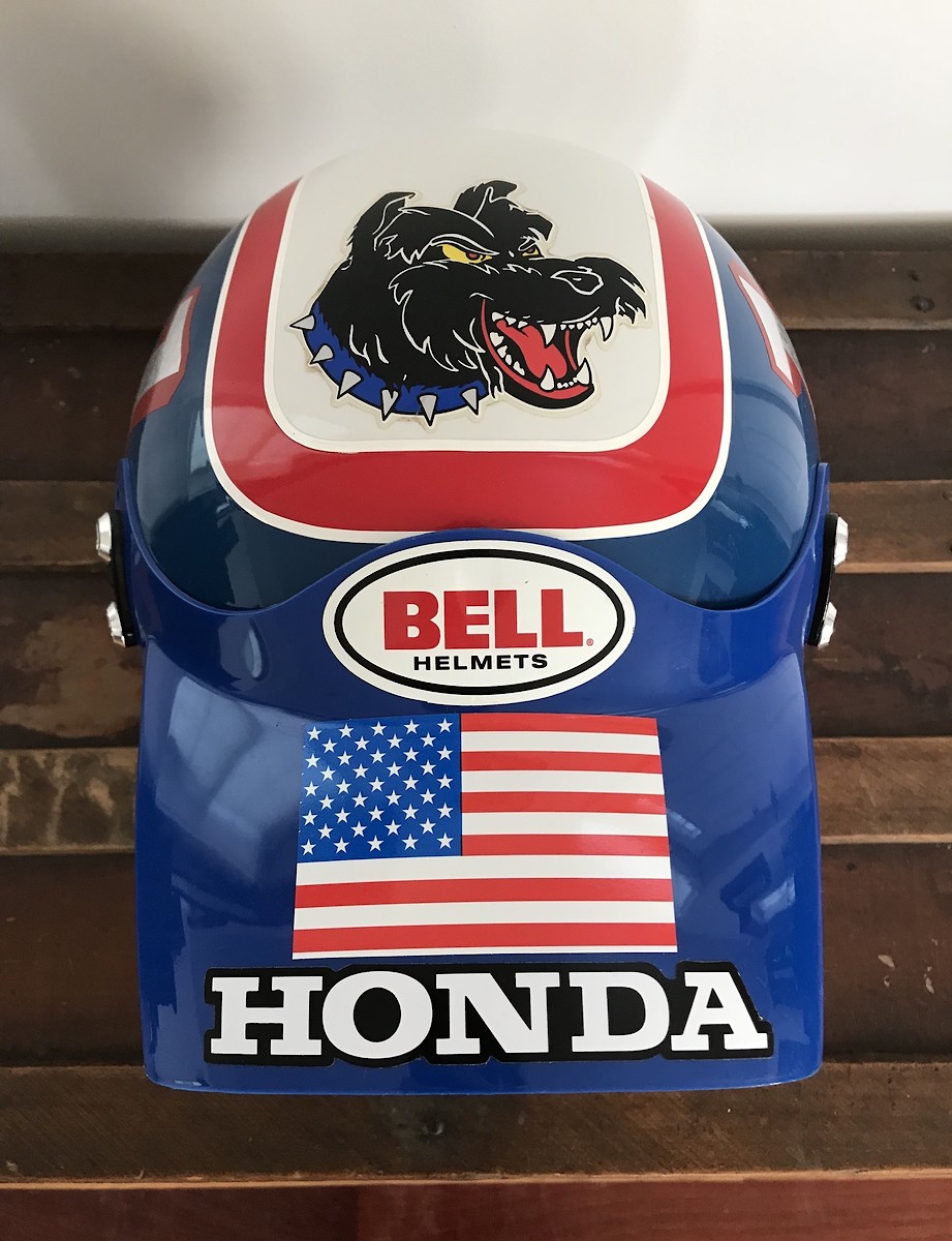 Rick Johnson Bell moto 4 replica helmet 1987 replica - For Sale/Bazaar ...
