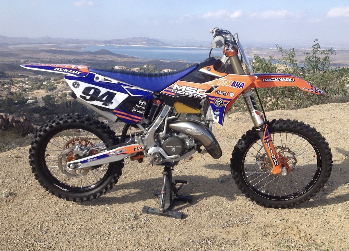Orange Graphics on a YZ250 - Bike Builds - Motocross Forums / Message ...