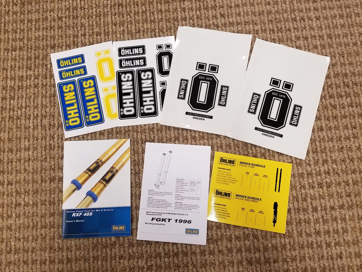 2019 Ohlins RXF 48 forks for KTM/Husqvarna - For Sale/Bazaar ...