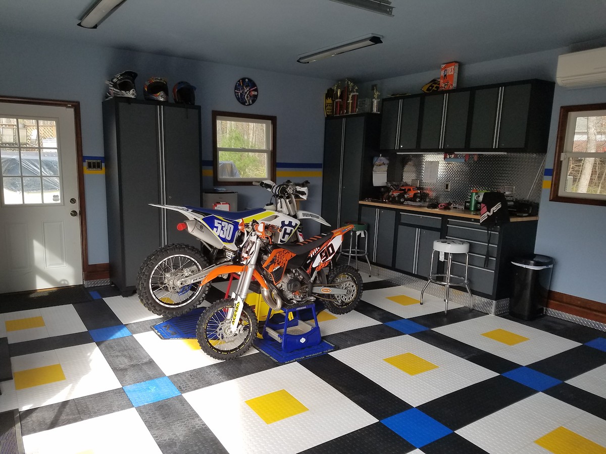 Show us your garage/shop setup - Moto-Related - Motocross Forums ...