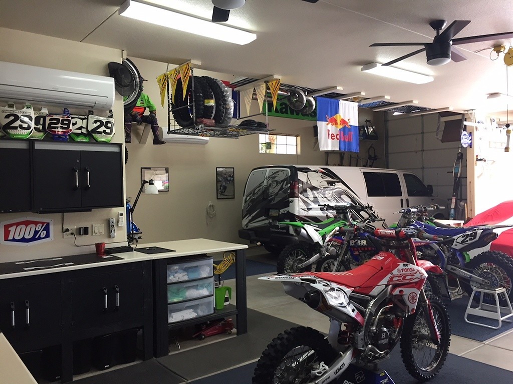 Show us your garage/shop setup - Moto-Related - Motocross Forums ...