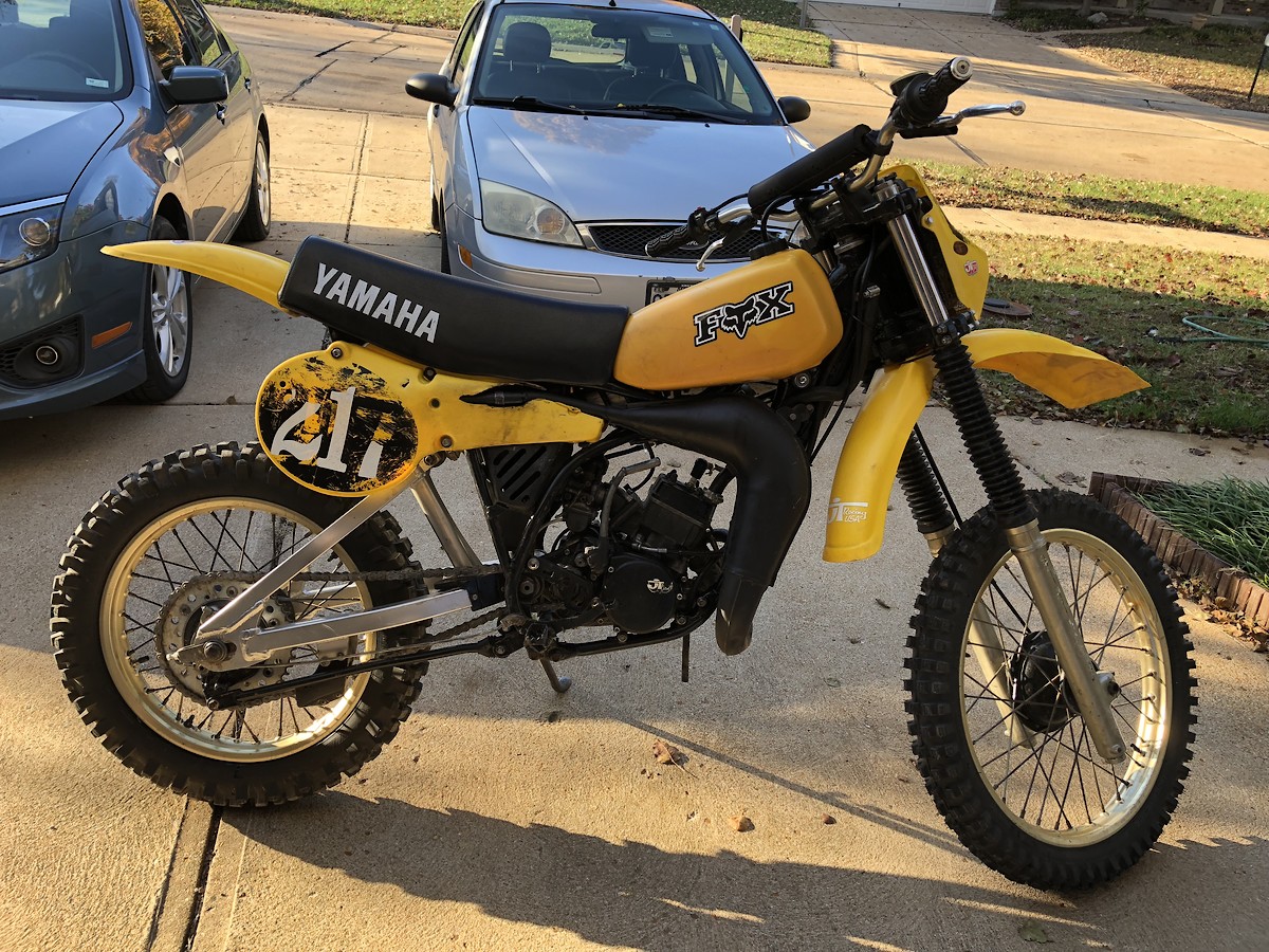 1981 YZ125 melting right number plate issue. - Old School Moto ...
