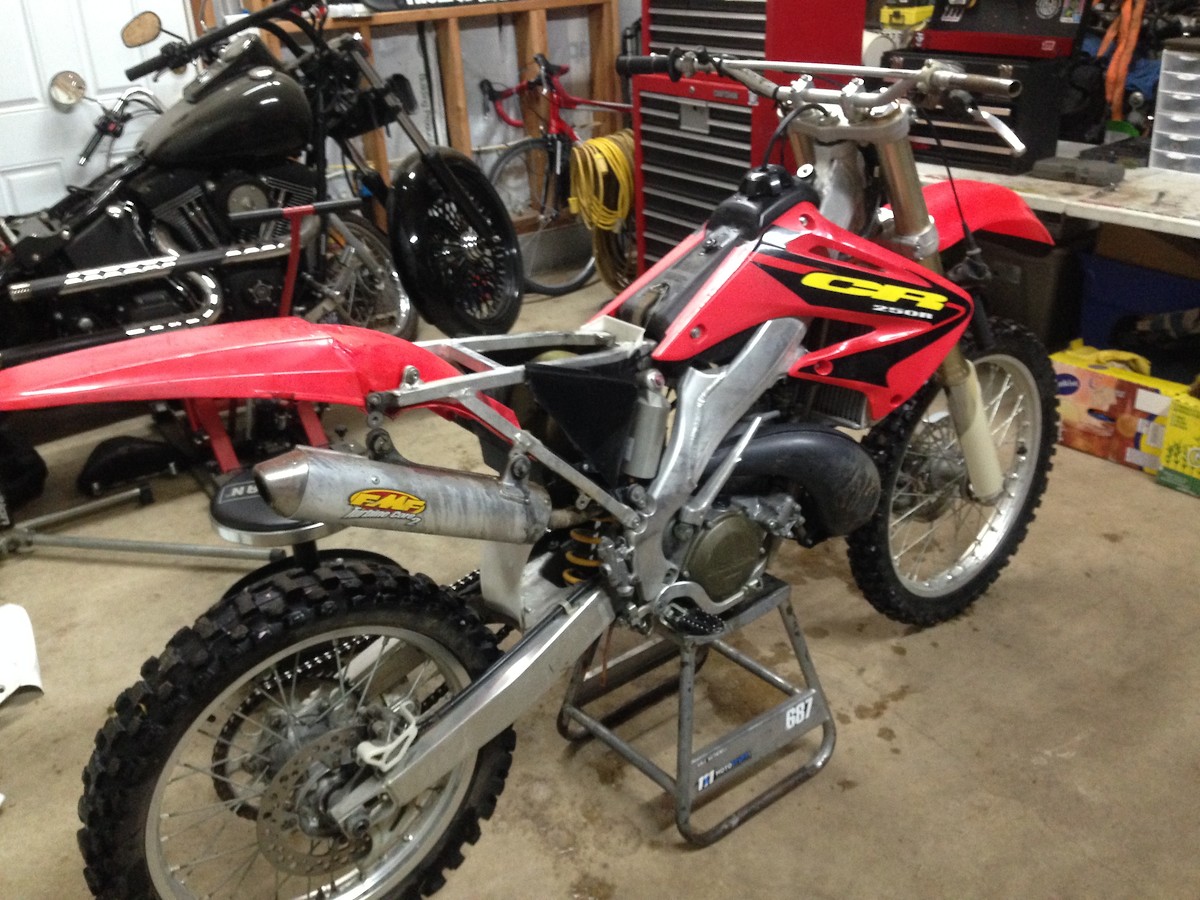 2003 CR250r Frame up resto-mod - Bike Builds - Motocross Forums ...