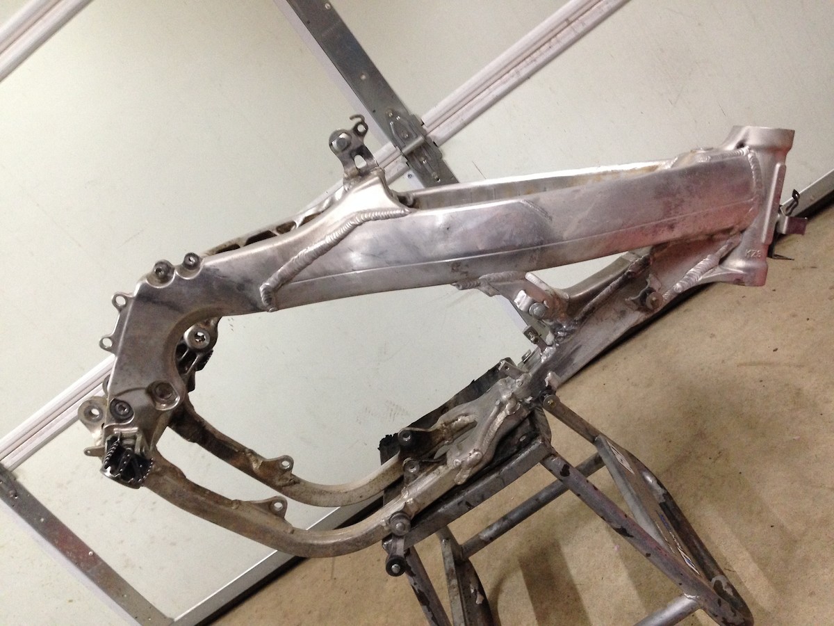 2003 CR250r Frame up resto-mod - Bike Builds - Motocross Forums ...