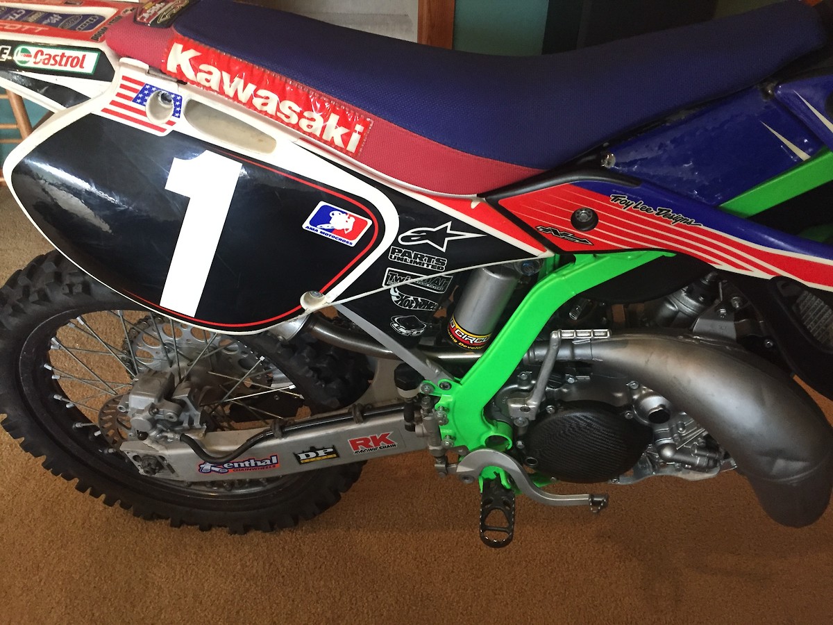 1996 Kawasaki KX125 Mike Brown Replica - For Sale/Bazaar - Motocross ...