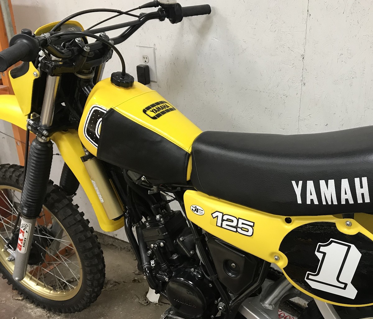 1981 yz125 tank cover - Old School Moto - Motocross Forums / Message ...