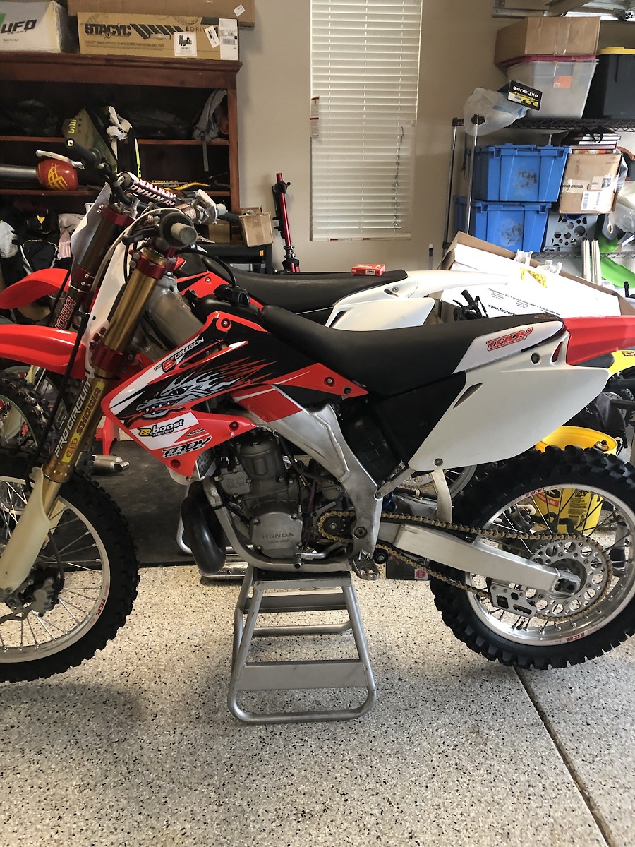 02-07 CR250 Shrouds and Seat for Sale - For Sale/Bazaar - Motocross ...