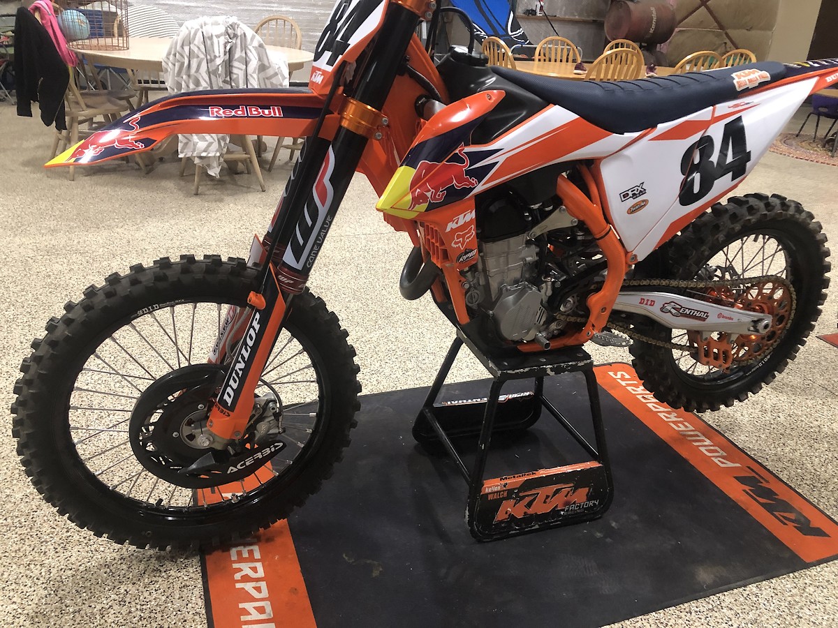 2018.5 KTM 450 Cone Valves Trax FMF Vortex - For Sale/Bazaar ...