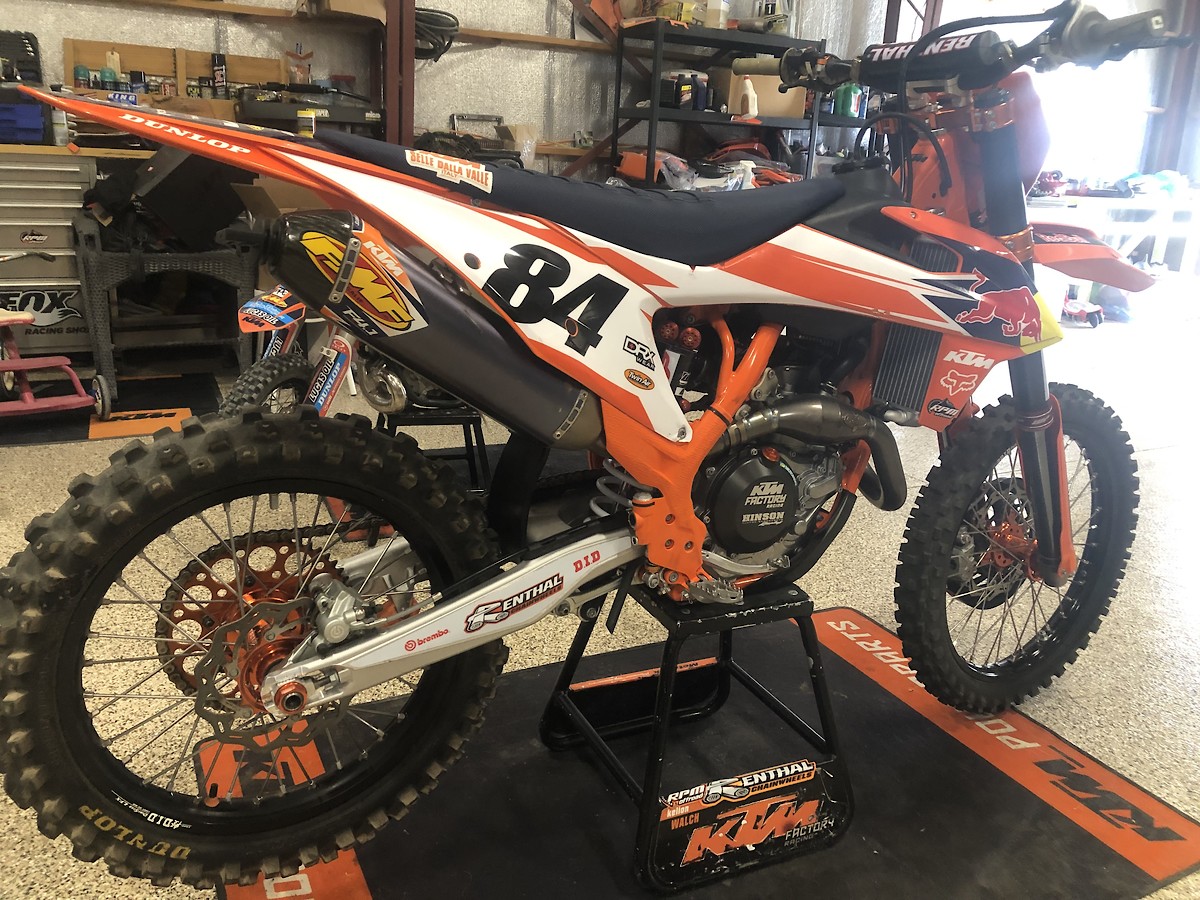 2018.5 KTM 450 Cone Valves Trax FMF Vortex - For Sale/Bazaar ...