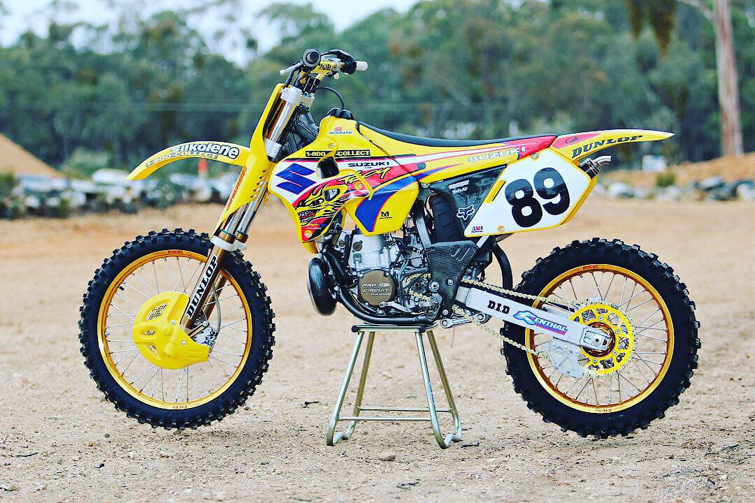 96 97 98 RM125 RM250 SUZUKI OF TROY McGRATH REPLICA DECAL KIT AND SEAT ...