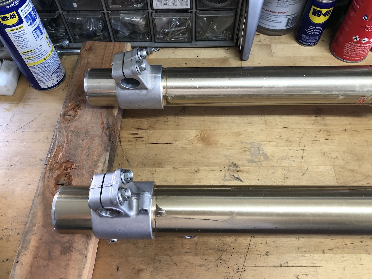 Those awesome 97 RM250 conventional forks - Tech Help/Race Shop ...