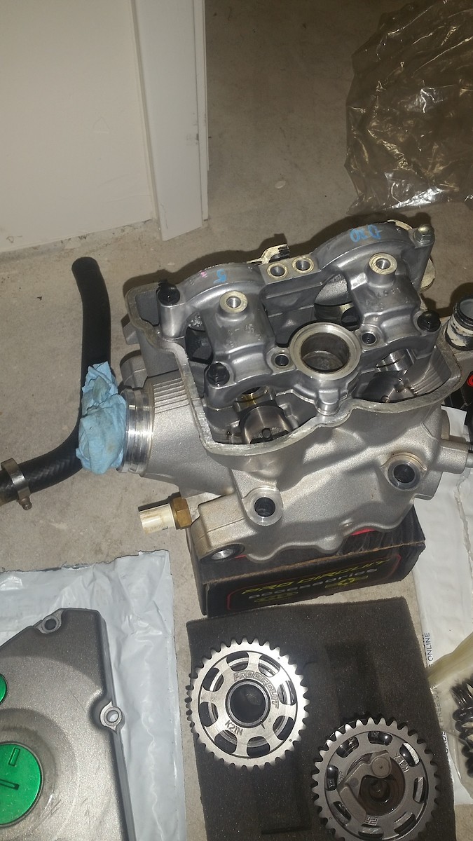 2016 kx250f parts : stock head , pc cams , ti valves and more - For ...