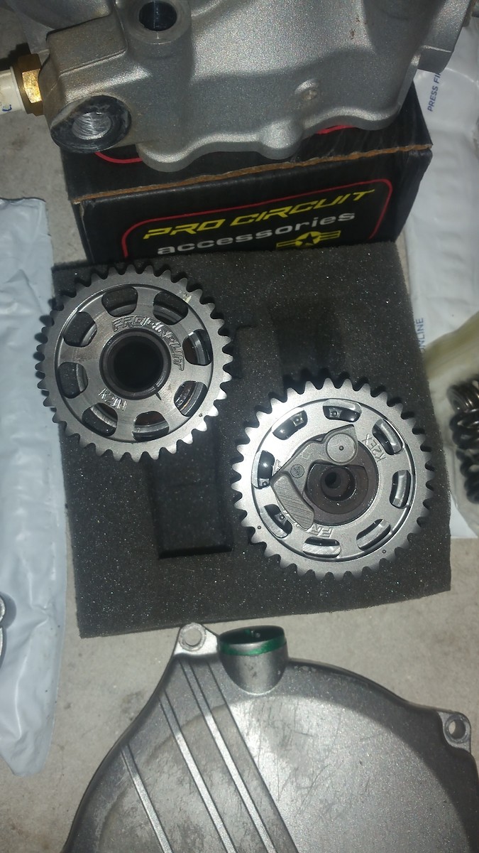 2016 kx250f parts : stock head , pc cams , ti valves and more - For ...