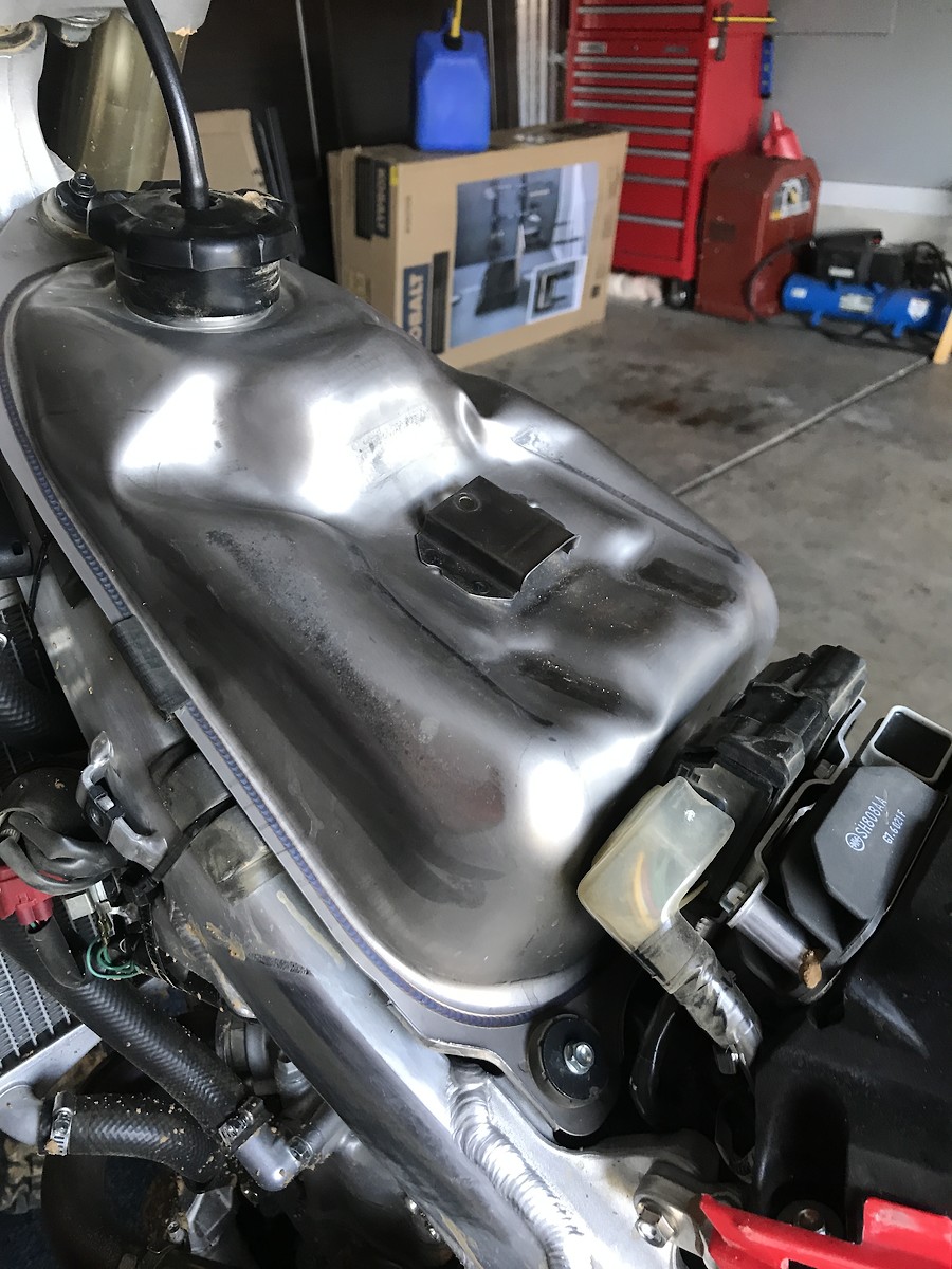 Dented Ti gas tank? - Tech Help/Race Shop - Motocross Forums / Message ...