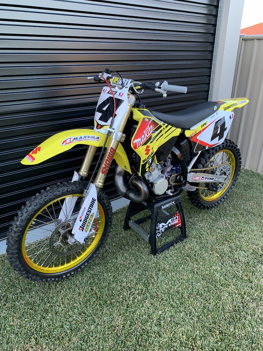 Factory RM250 RC4 replica Update (Hinson works cover, carbon disc guard ...