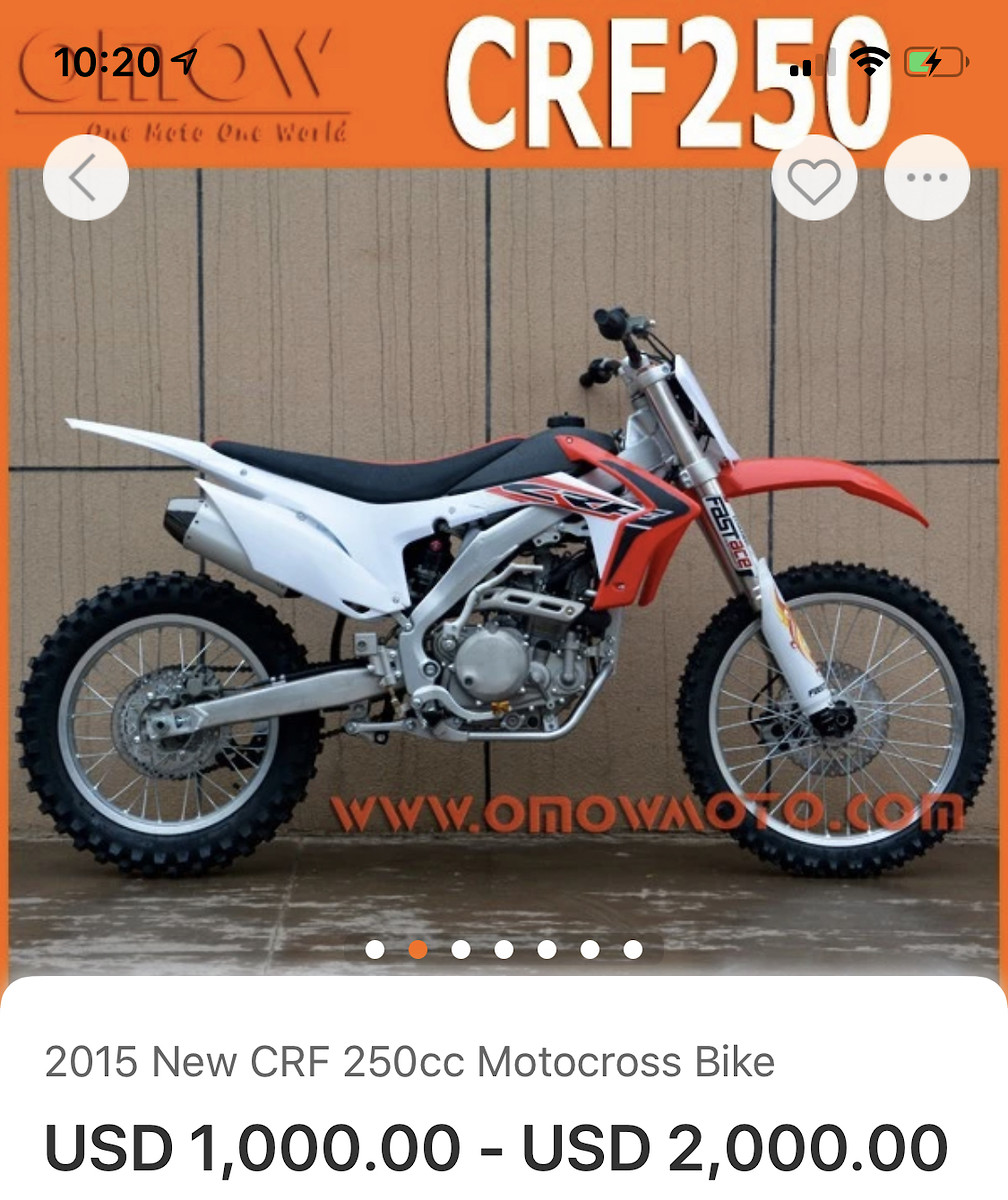 Chinese knock-off mx products - Moto-Related - Motocross Forums ...