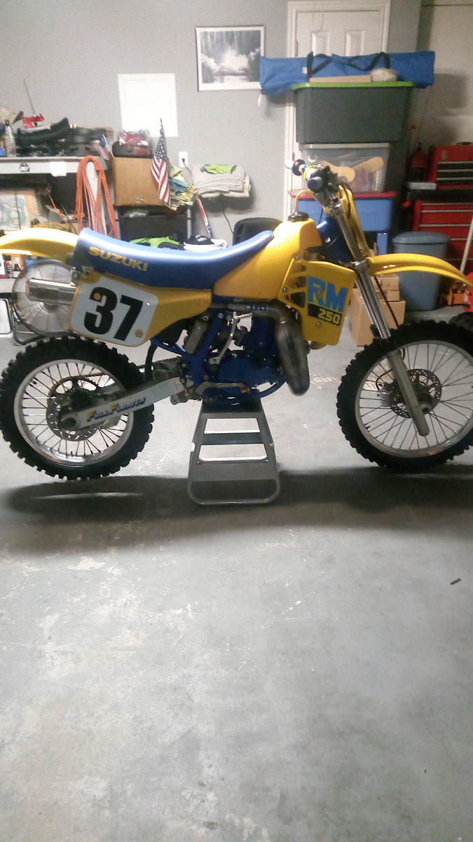 1988 RM250 partial restore - Bike Builds - Motocross Forums / Message ...