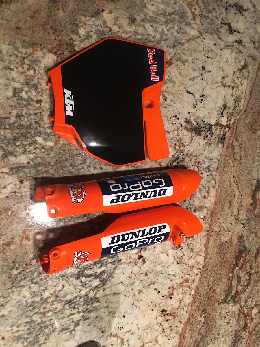 2016-18 Red Bull KTM Factory Edition Plastics and Graphics - For Sale ...