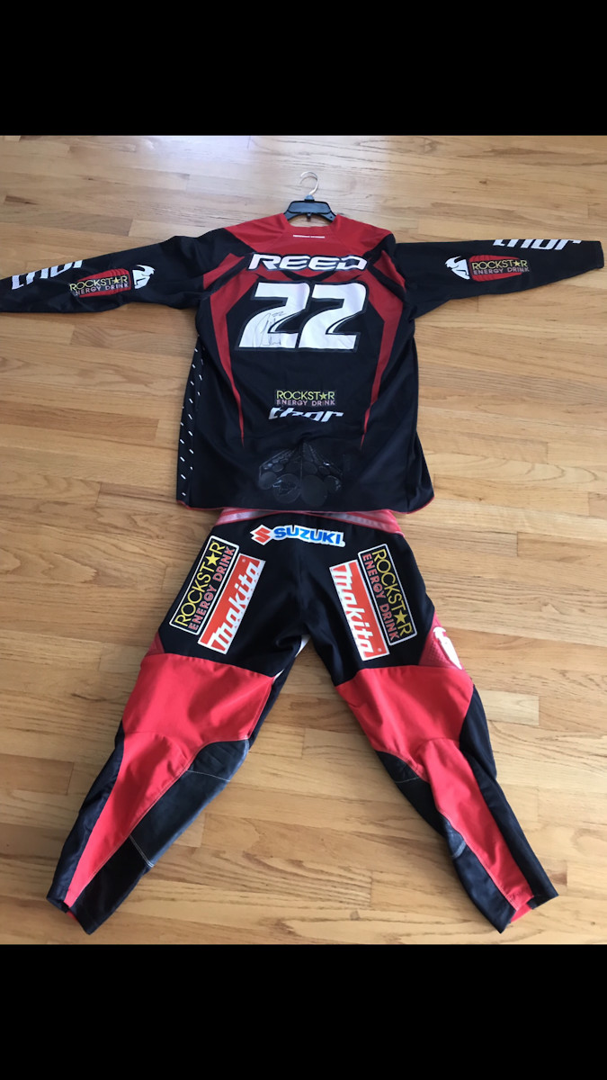 CHAD REED SIGNED RACE WORN GEAR SET - For Sale/Bazaar - Motocross ...