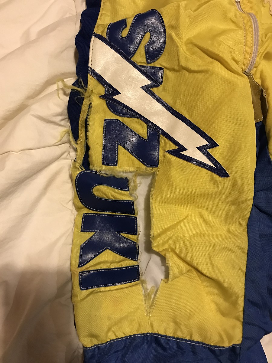 Bob Hannah Suzuki Race Worn HRP Pants - Old School Moto - Motocross ...