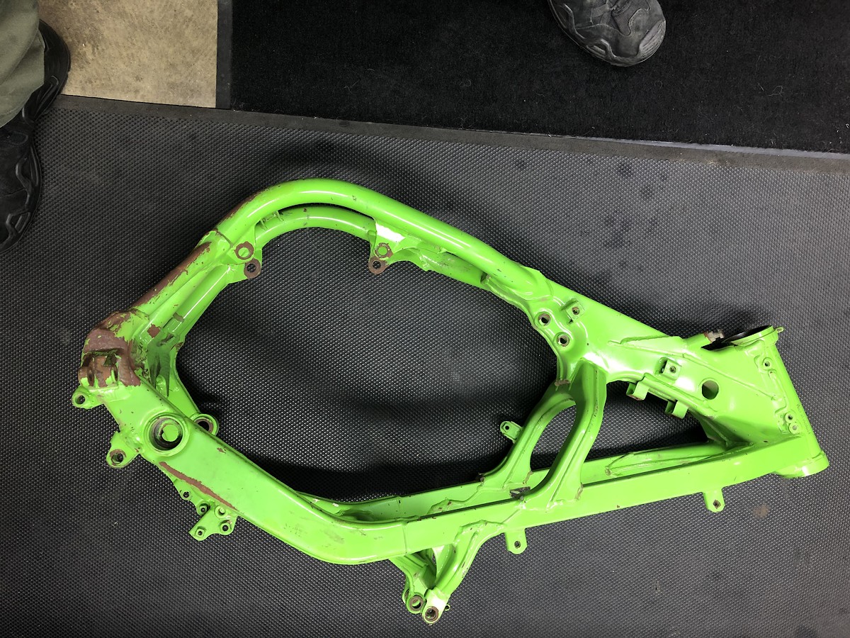 1994 factory Kawasaki KX 250 Sr frame - For Sale/Bazaar - Motocross ...